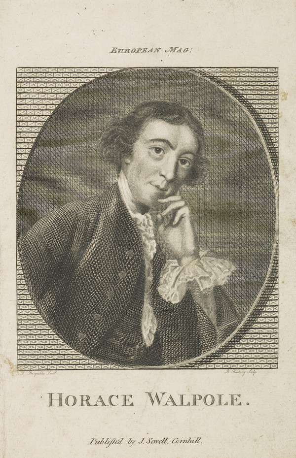 Horace Walpole, 4th Earl of Orford, 1717 - 1797. Writer and collector ...