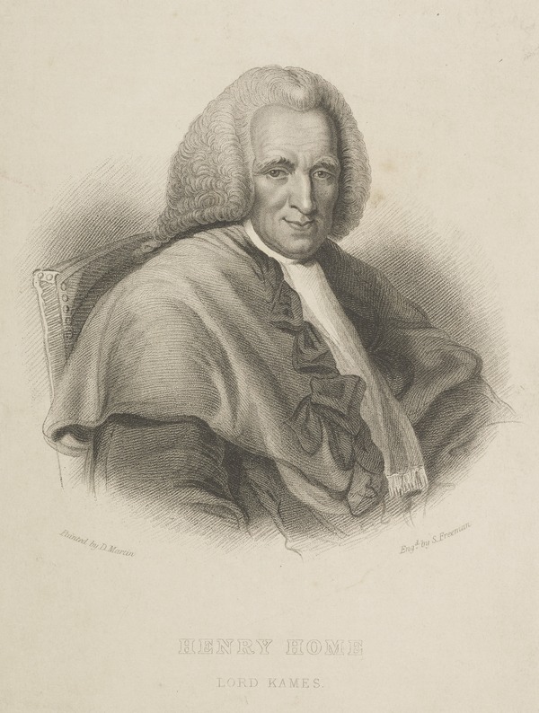 Henry Home, Lord Kames, 1696 - 1782. Scottish judge and author by ...