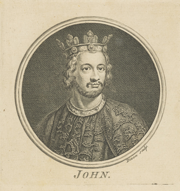 John, King of England, c 1167 - 1216 by Dixon | National Galleries of ...
