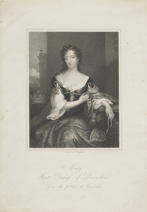 Mary (Butler), Duchess of Devonshire, 1646 - 1710. Wife of the 4th Earl ...