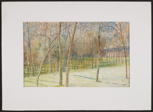 Landscape, possibly 'An Opening in the Wood' by George Wilson ...