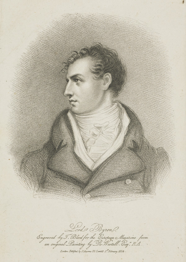 George Gordon, 6th Lord Byron, 1788 - 1824. Poet by Thomas Blood ...
