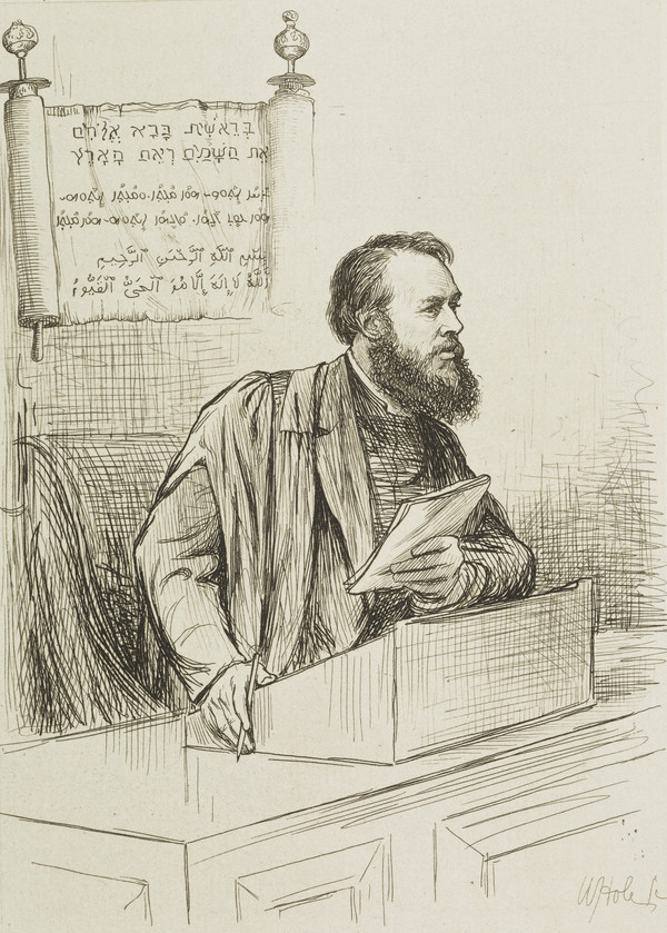 David Laird Adams, b. 1837. Professor of Hebrew and Oriental Languages ...