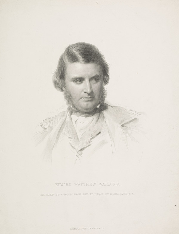 Edward Matthew Ward, 1816 - 1879. Painter by William Holl | National ...