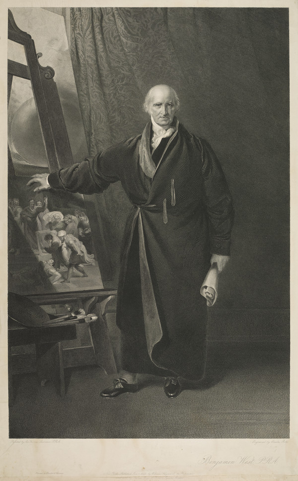 Benjamin West, 1738 - 1820. Painter by Charles Rolls | National ...