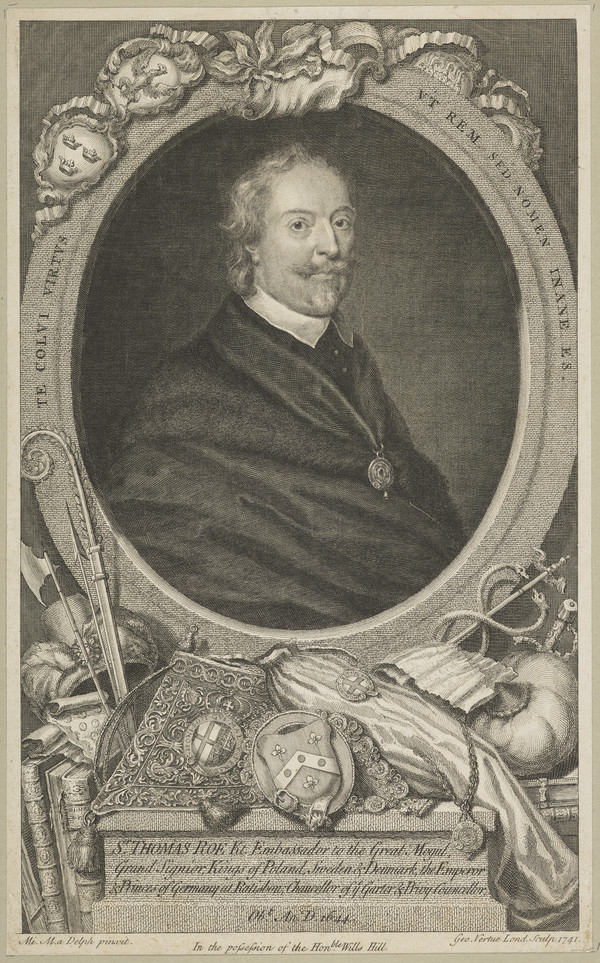 Sir Thomas Roe, c 1581 - 1644. Ambassador; Member of Parliament ...