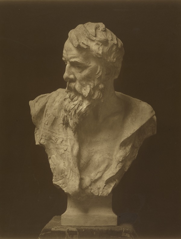 Plaster maquette for portrait bust of Sir George Reid (1841 - 1913) by ...