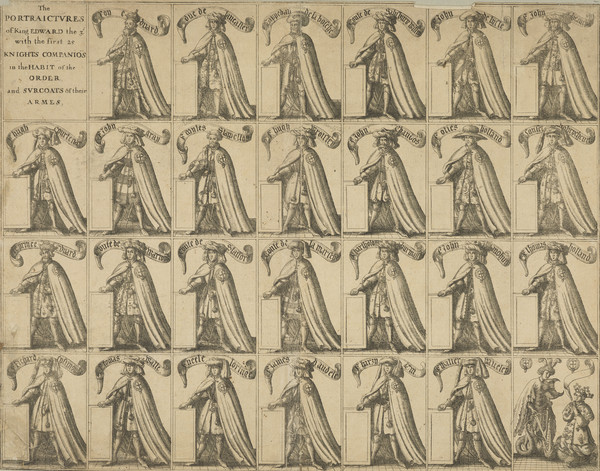 The Portraitures of King Edward III, 1312 - 1377 ("With the first 25 ...