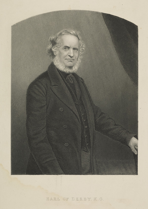 Edward Geoffrey Smith-Stanley, 14th Earl of Derby, 1799 - 1869. Prime ...