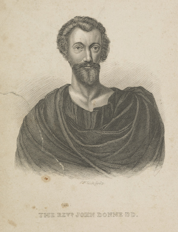 John Donne, 1573 - 1631. Dean of St Paul's; poet by John William Cook ...