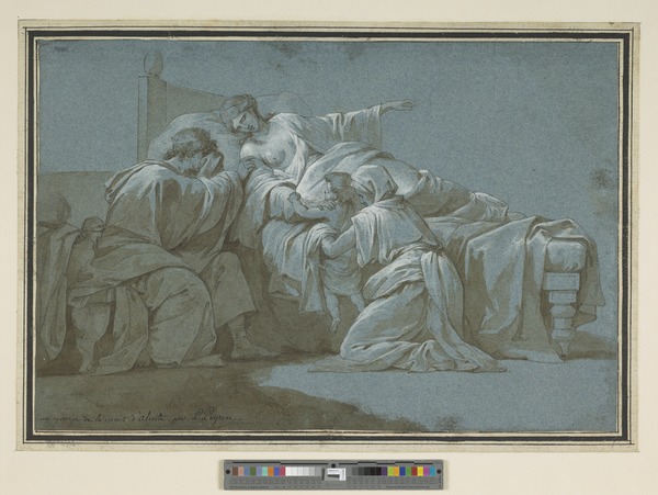 Death of Alcestis by Jean-Francois-Pierre Peyron | National Galleries ...