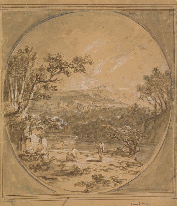 A Classical Landscape with Two Figures by Jacob More | National ...