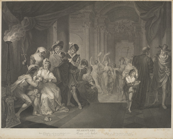 Shakespeare: Romeo and Juliet. Act I Scene V by Georg Sigmund Facius ...