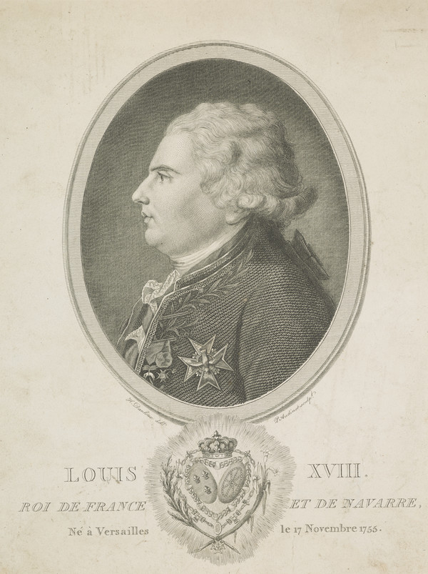 Louis XVIII, 1755 - 1824. King of France by Philip Audinet | National ...