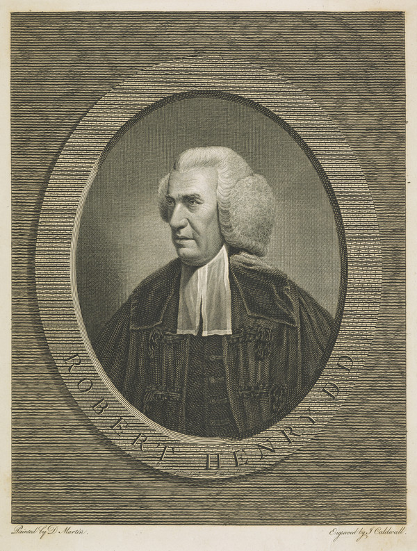 Rev. Robert Henry, 1718 - 1790. Historian by James Caldwall | National ...