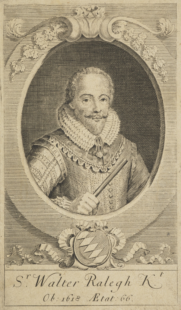Sir Walter Raleigh, c 1552 - 1618. Naval commander | National Galleries ...