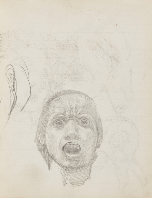 Face in anguish by George Wilson | National Galleries of Scotland