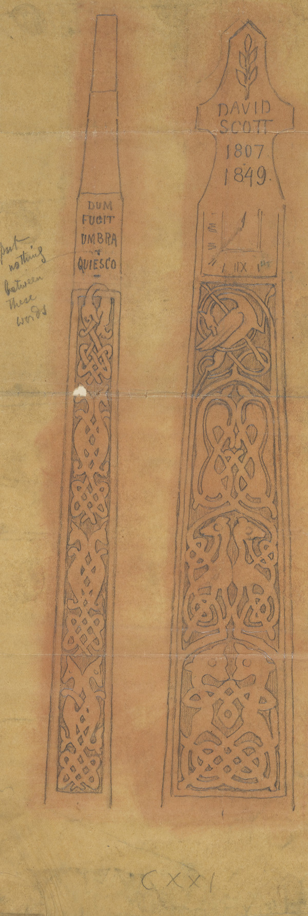 Design for a Monument to David Scott in the Dean Cemetery, Edinburgh by ...