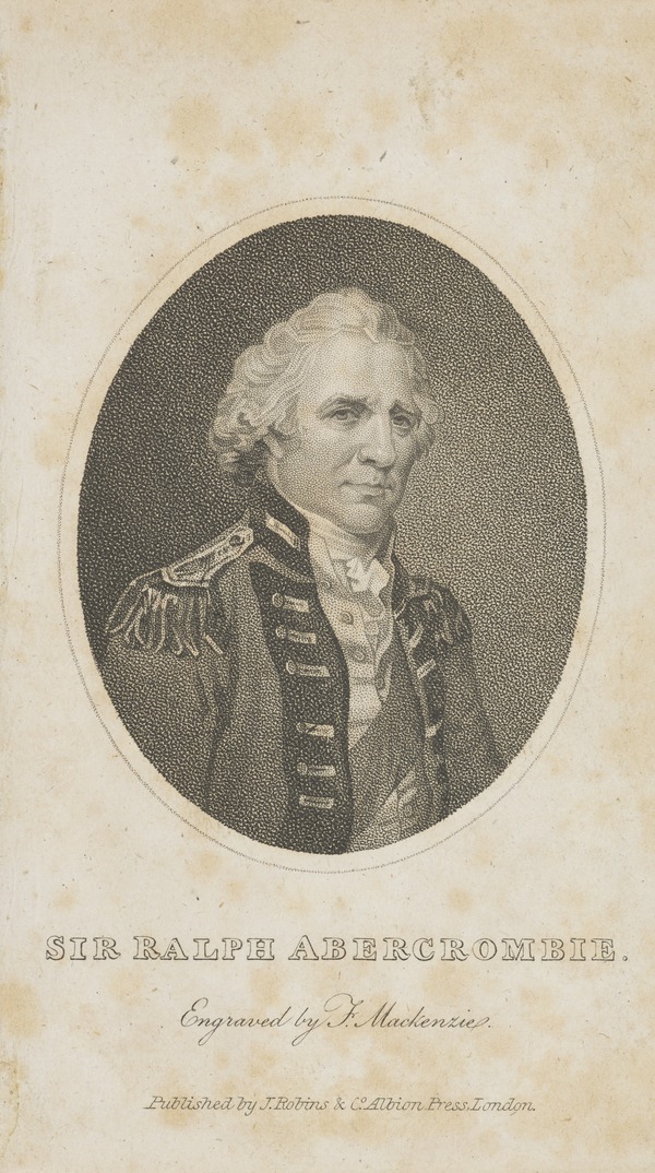 Sir Ralph Abercromby, 1734 - 1801. General by Frederick Mackenzie | National Galleries of Scotland