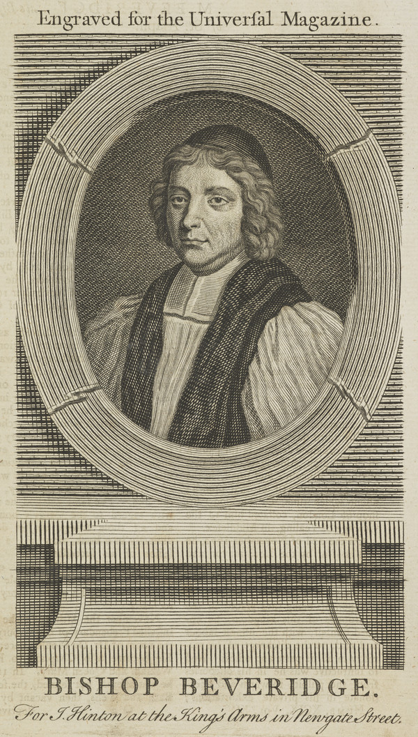 William Beveridge, 1637 - 1708. Bishop of St Asaph | National Galleries ...