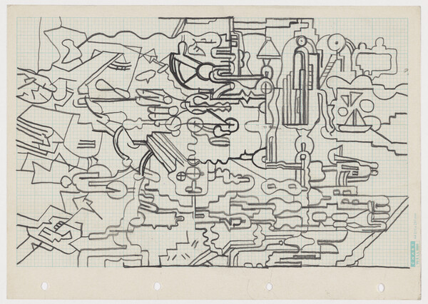 Study for Cleish Castle Ceiling Panel by Eduardo Paolozzi | National ...