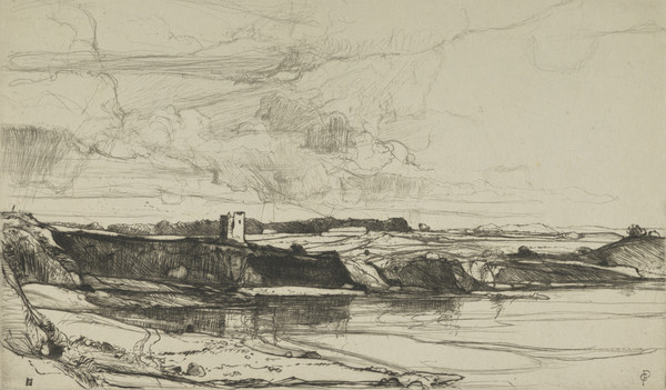 A Border Castle by Oliver Hall | National Galleries of Scotland