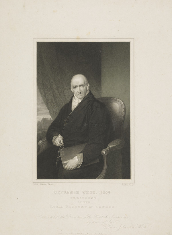 Benjamin West, 1738 - 1820. Painter by C. Heath | National Galleries of ...