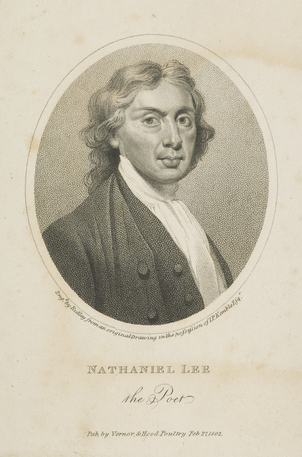 Nathaniel Lee, 1653 - 1692. Poet by W. Ridley | National Galleries of ...
