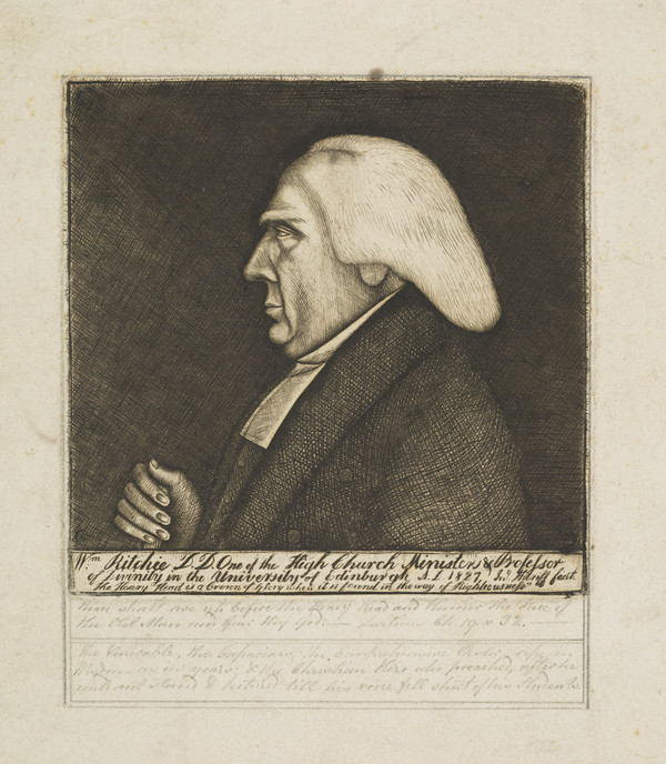 Rev. William Ritchie, 1758 - 1830. Professor of Divinity, Edinburgh ...