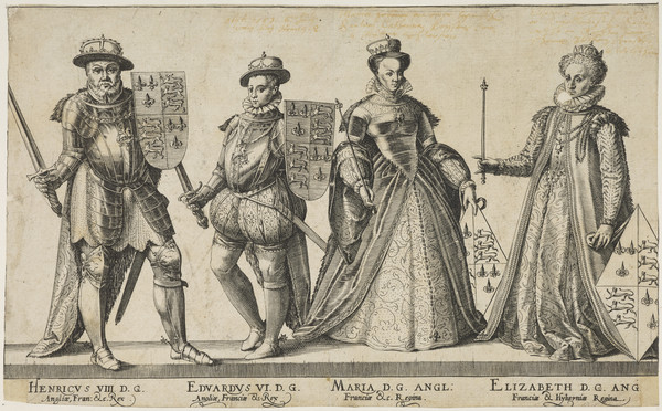 Henry VIII, 1491 - 1547. King of England. (with Edward VI, Mary and ...