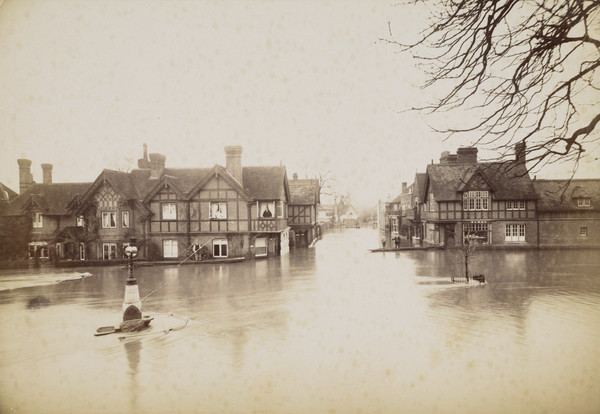 Floods of 1894: Datchet by the Manor Hotel | National Galleries of Scotland