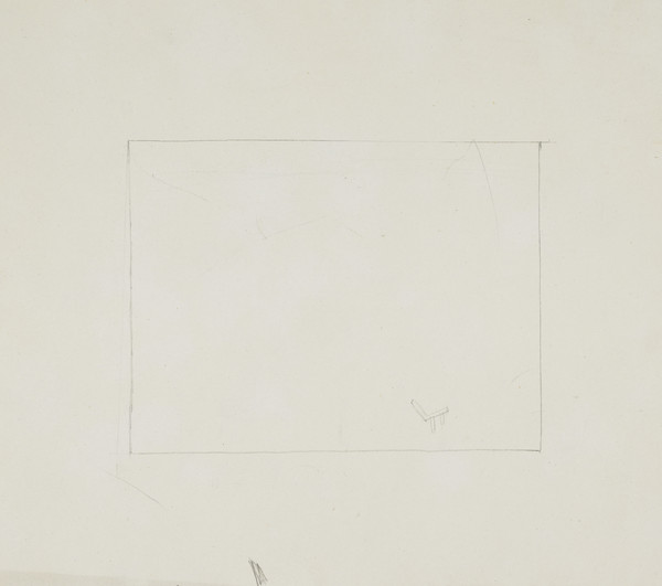 Very slight pencil drawing (subject unclear) by Sir John James Stuart ...