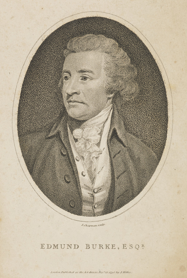 Edmund Burke, 1729 - 1797. Statesman, orator and author by John Chapman ...