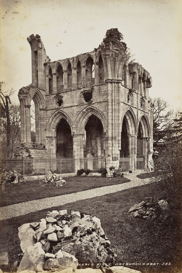 St Mary's Aisle, Dryburgh Abbey by James Valentine | National Galleries ...