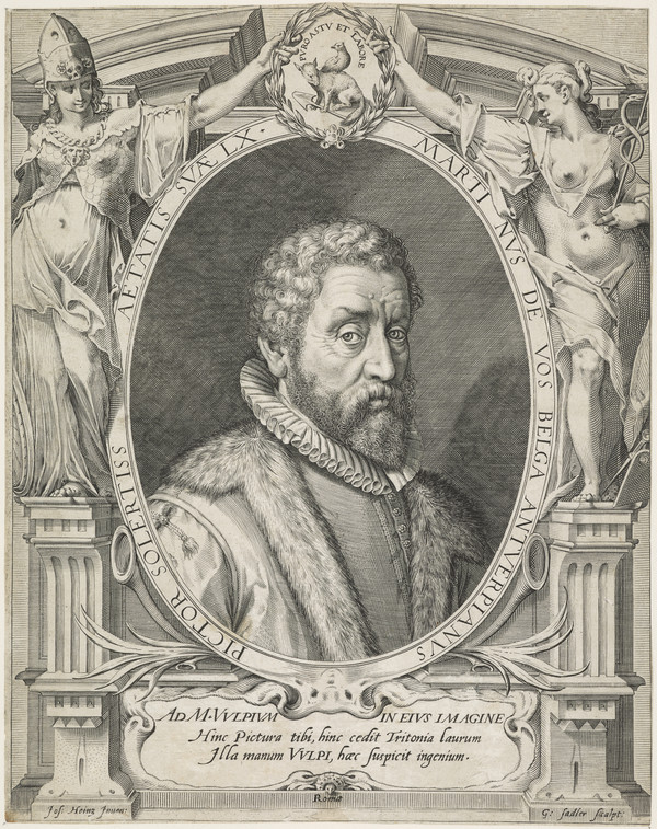 Martin De Vos, 1531 - 1603. Flemish painter by Aegidius Sadeler | National Galleries of Scotland