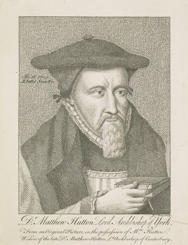 Dr Matthew Hutton, 1693 - 1758. Archbishop of York, later Archbishop of ...