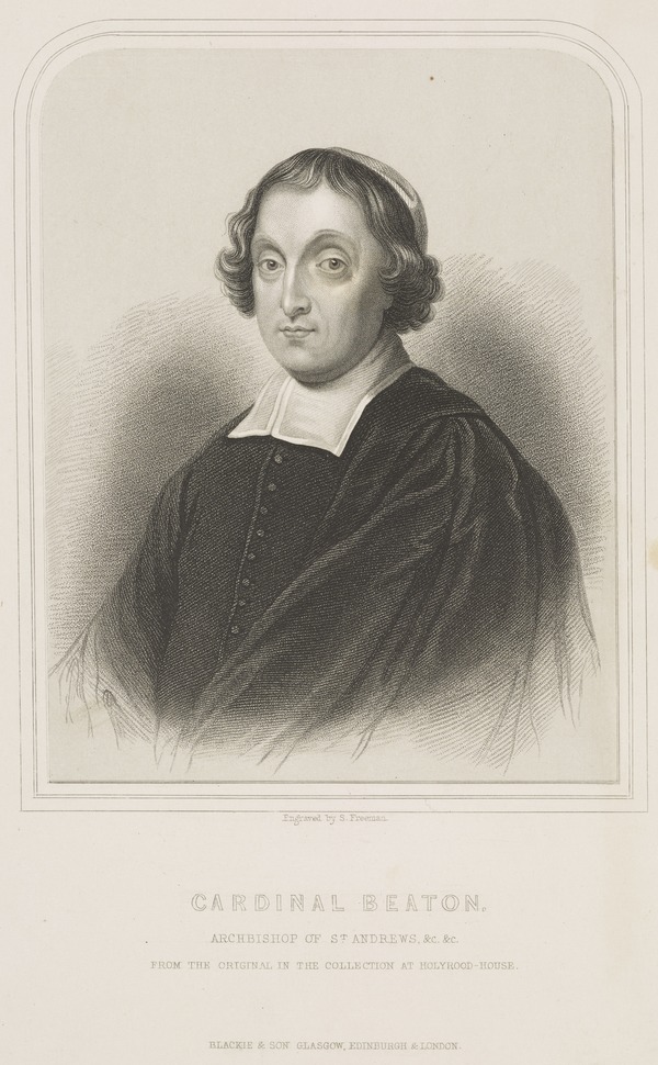 David Beaton, Cardinal Archbishop of St Andrews, 1494 - 1546 by Samuel ...