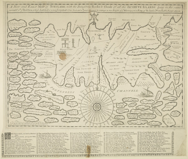 A new and exact Map of Toryland with the dangerous Rocks and Shoals of ...