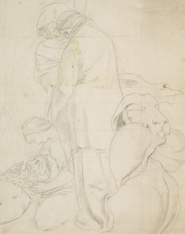 Study for the Painting 'King Arthur Carried from the Battlefield to the ...