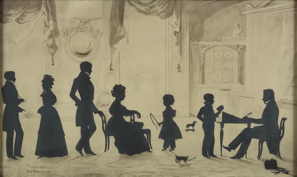 The Wardlaw Ramsay Family by Augustin Edouart | National Galleries of ...