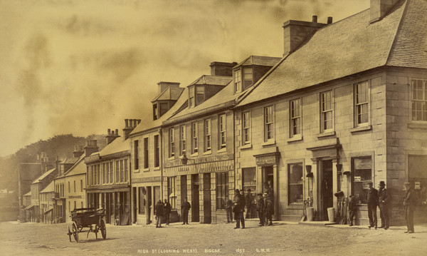 Biggar - High Street (looking west) by George Washington Wilson ...