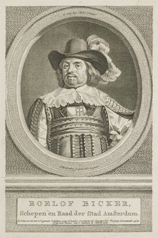 Roelof Bicker, 1611- 1656. Captain of a militia company in Amsterdam by ...