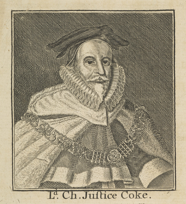 Sir Edward Coke, 1552 - 1634. Lord Chief Justice of England | National ...
