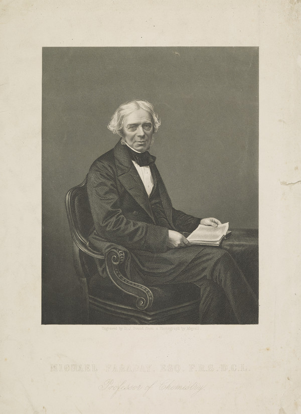 Michael Faraday, 1791 - 1867. Chemist and physicist by Daniel John ...
