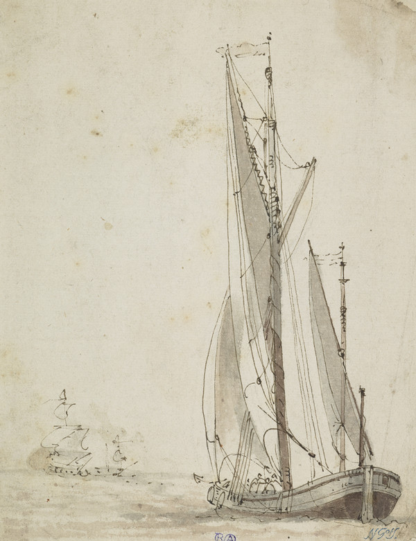 A Dutch Galliot Under Sail | National Galleries of Scotland
