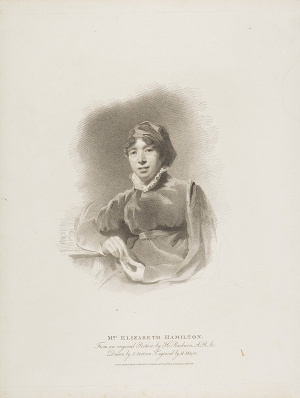 Elizabeth Hamilton, 1756 - 1816. Writer and educationalist by Henry ...