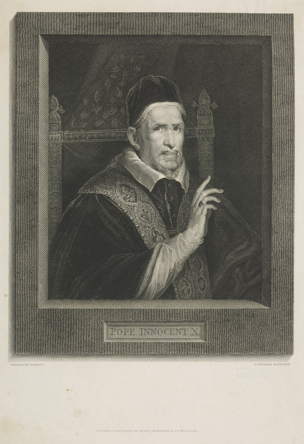 Pope Innocent X, 1572 - 1653 by James Fittler | National Galleries of ...