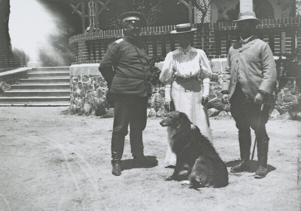 Lord Stewart Lockhart and family with a dog | National Galleries of ...