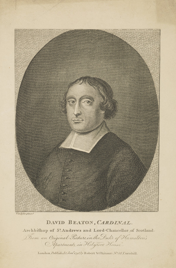 David Beaton, Cardinal Archbishop of St Andrews, 1494 - 1546 | National ...