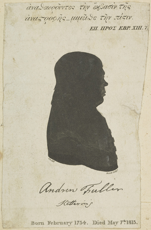 Andrew Fuller, 1754 - 1815. Baptist theologian by Robert Scott ...